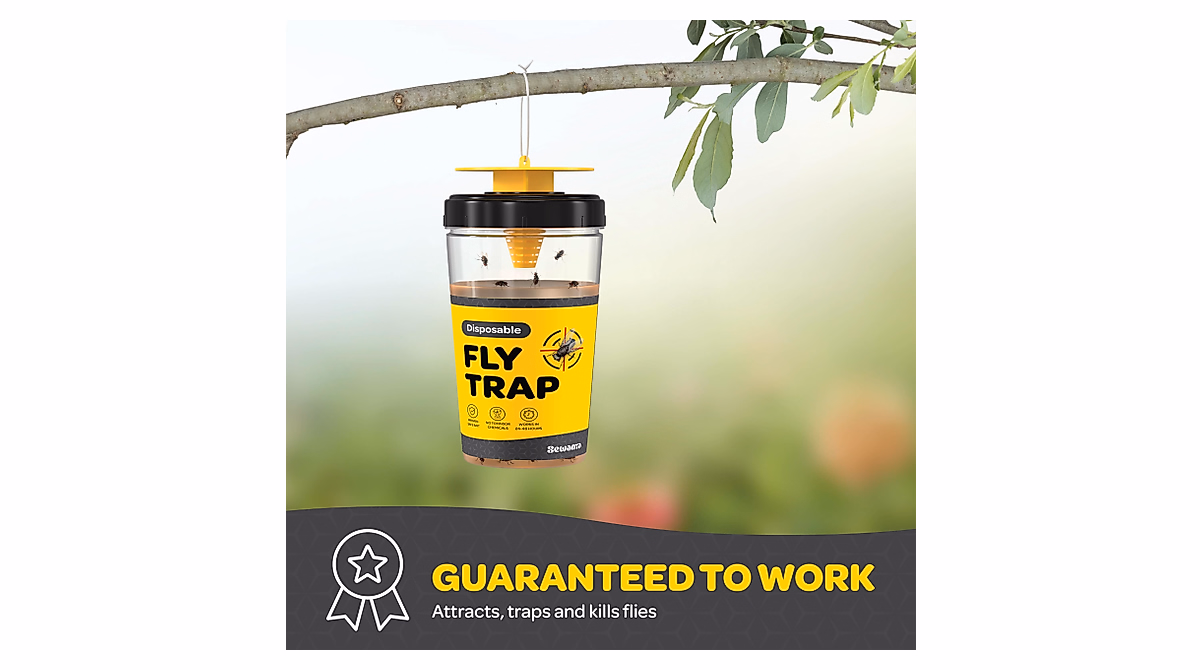 Outdoor Fly Trap [Set of 3] Fly Traps Outdoor with Dissolvable Non ...