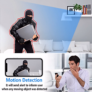 Rettru TY9 Smallest Security Camera Surveillance Camera IP Camera HD 1080P with Android/iOS Phone APP,Window/MAC PC