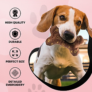 Dog Diggin Designs Runway Pup Collection | Unique Squeaky Plush Dog Toys – Prêt-à-Porter Dog Bones, Balls & More