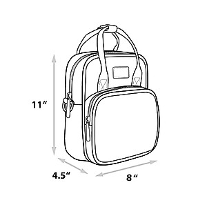 Disney Bag, Crossbody Light Up, Lilo and Stitch Stitch Smiling Expression, Transparent, Clear PVC