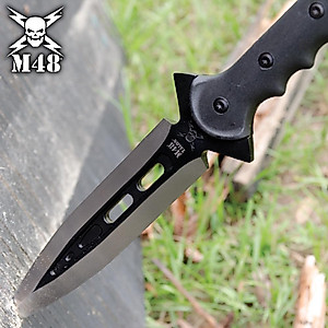 M48 Kommando Talon Survival Spear | 44 1/8" Overall Length | 8" Stainless Steel Blade | Includes Vortec Sheath | Fiberglass Reinforced Handle