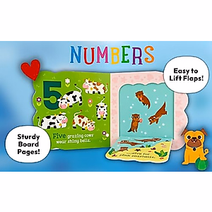 Babies Love Numbers - A First Lift-a-Flap Board Book for Babies and Toddlers Learning about Numbers & Counting, Ages 1-4