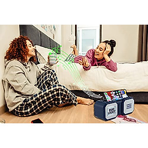 Bud Light Rugged Bluetooth Speaker with Phone Holder - Water Resistant - Phone Holder - Micro SD Card Reader - FM Radio - Carrying Handle - Bluetooth Speaker