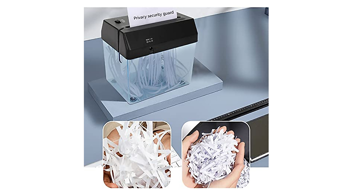 Charella Mini Electric Paper Shredder - Secure Your Docs