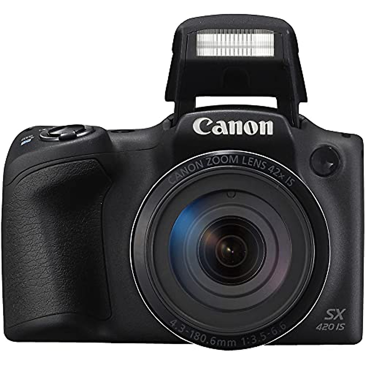 Canon PowerShot SX420 is Digital Camera (Black) (1068C001) + 64GB Memory Card + 2 x NB11L Battery + Corel Photo Software + Charger + Card Reader + LED Light + Soft Bag + Flex Tripod + More (Renewed)