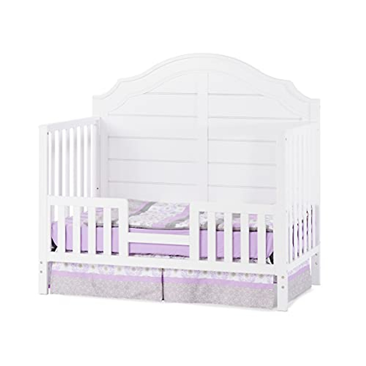 Child Craft Penelope 4-in-1 Convertible Crib, Matte White
