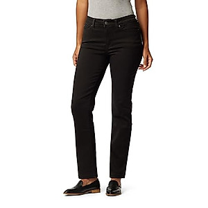 Levi Strauss Signature Gold Women's Curvy Totally Shaping Straight Jeans (Available in Plus Size), Night Sky-Waterless, 12 Short