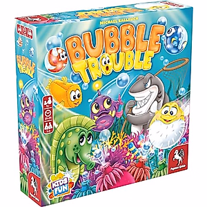 Bubble Trouble – Board Game by Pegasus Spiele 1-4 Players – Board Games for Family – 15-25 Minutes of Gameplay – Games for Family Game Night – Kids and Adults Ages 5+ - English Version