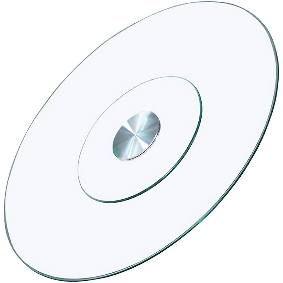 Contemporary Glass Lazy Susan Turntable - Transform Your Dining Experience - Perfect for Homes & Restaurants (Size : 23.6inch)