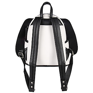 Peanuts Classic Comic Character Face Snoopy Zippered Mini Small Backpack Bag