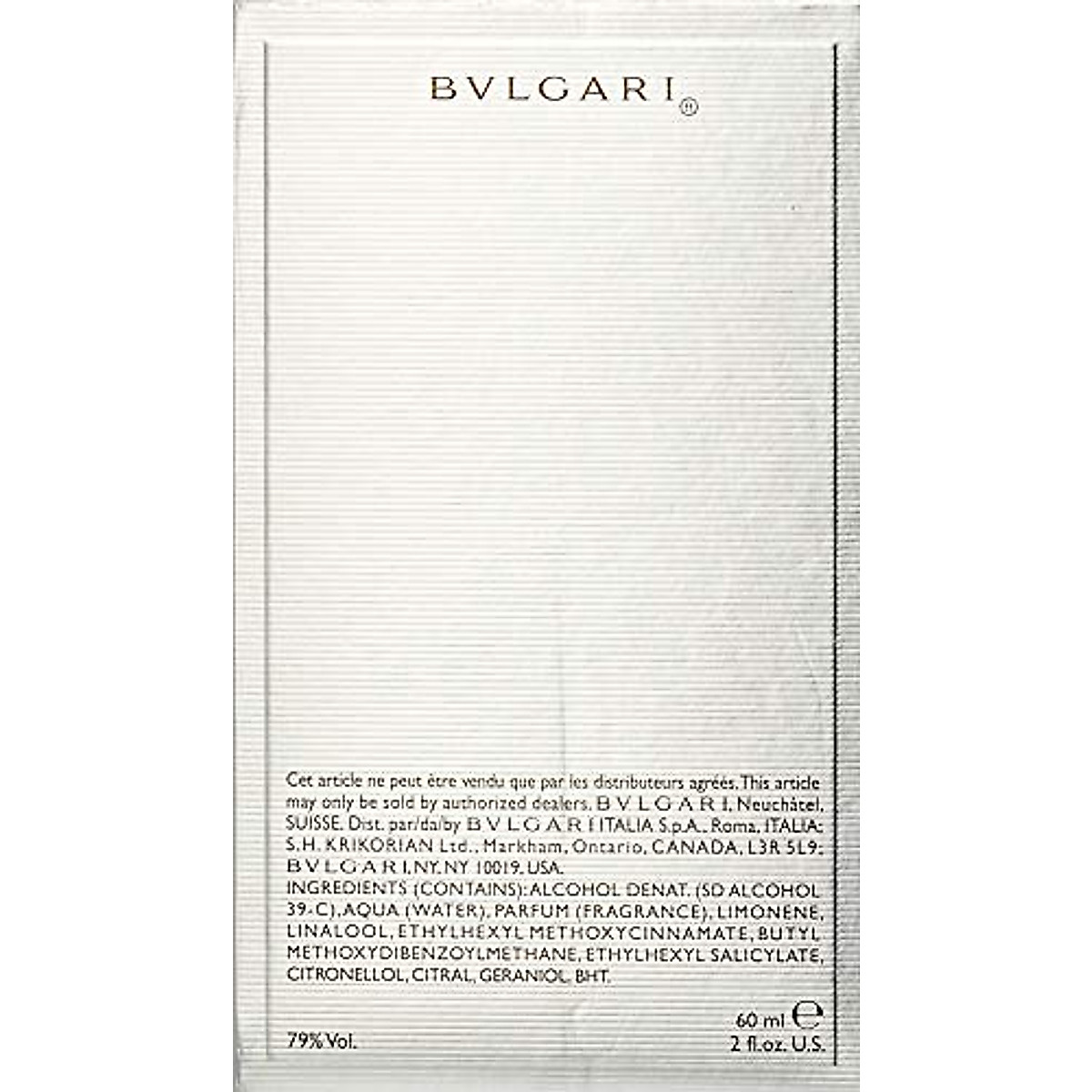 BVLGARI Man Extreme Eau De Toilette Spray for Men, 2 Ounce (BULGARI-971051)