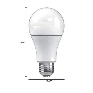 GE Lighting LED Light Bulbs, 60 Watt Eqv, Daylight, A19 Standard Bulba, 4 Count (Pack of 1)