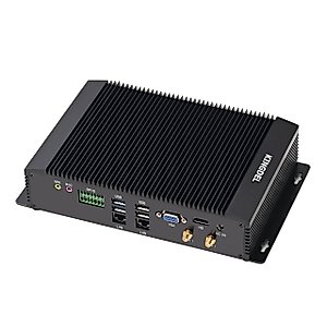 KINGDEL i5 8th Gen. CPU Desktop Computer, Office Computer with 8GB RAM, 128GB SSD, 6xCOM, 4xUSB 3.0, 4xUSB 2.0, 2xLAN, GPIO, HD Port, VGA, Fanless