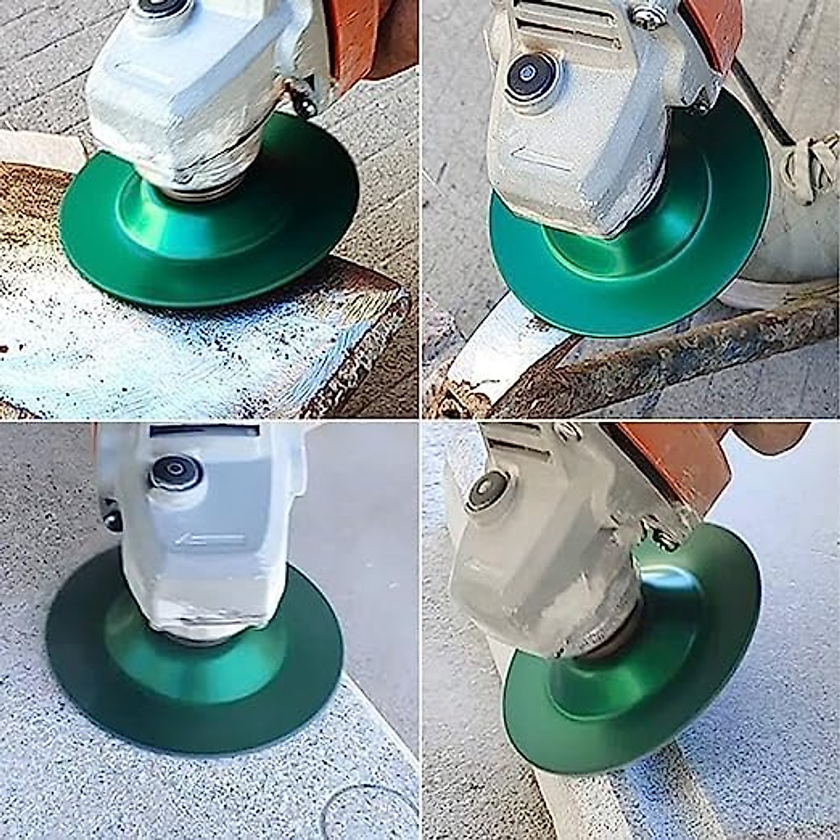 Brazed Diamond Grinding Disc,4 Inch Vacuum Brazed Diamond Grinding Cup Wheel,Angle Grinder Casting Cutting Discs,for Granite Marble Diamond Iron Steel Masonry Convex (5pcs)