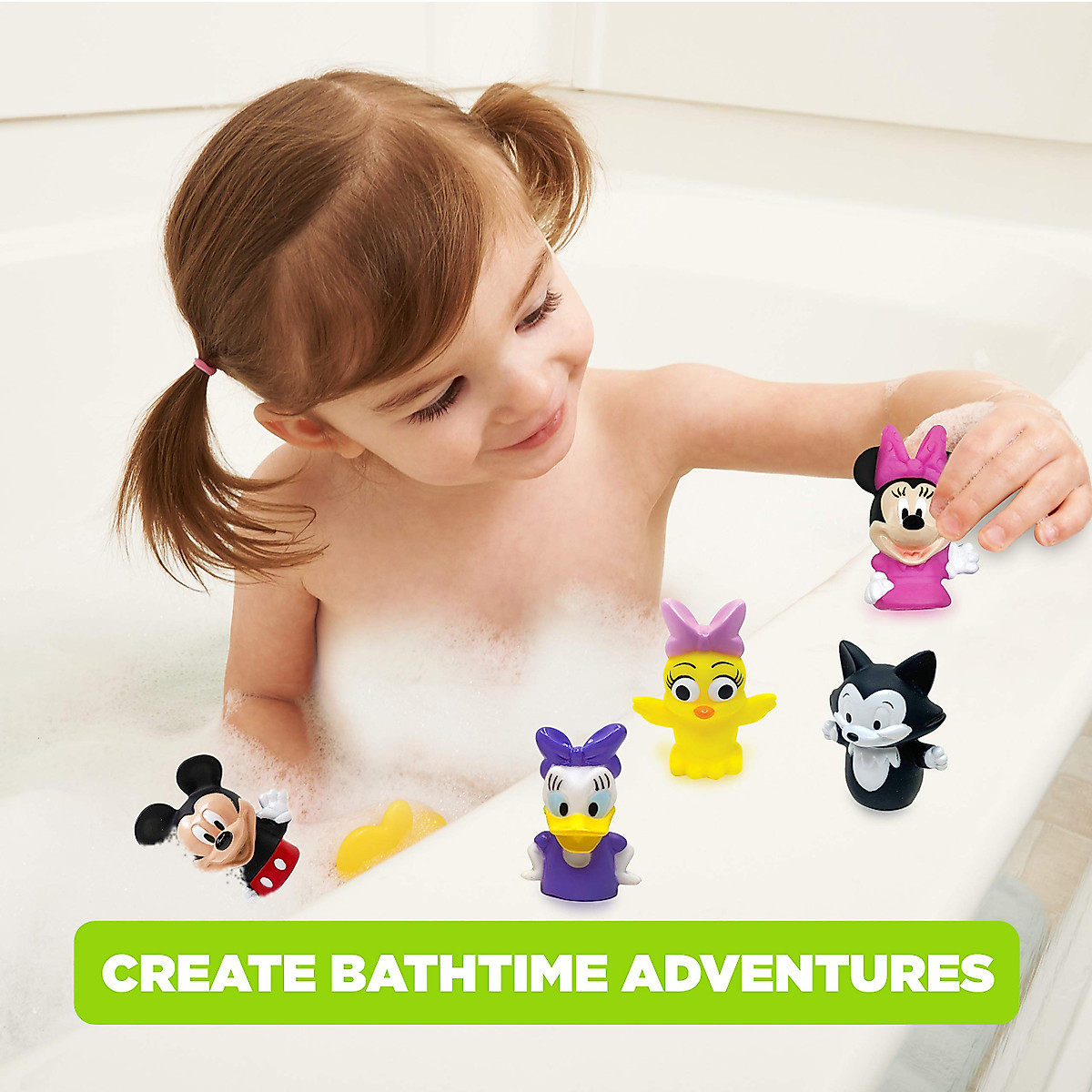 Disney Mickey & Friends 10 Piece Finger Puppet - Party Favors, Educational, Bath Toys, Story Time, Floating Pool Toys, Beach Toys, Finger Toys, Playtime