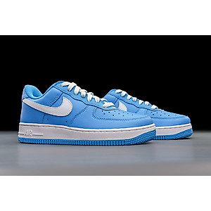 NIKE Men's Retro Basketball Shoes, University Blue White Metallic, 9.5 AU