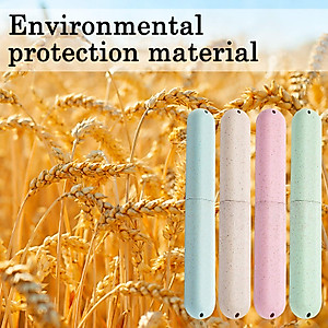 SourceTon Set of 14, Toothbrush Cover Case Set, Travel Toothbrush Case with Toothbrush Head Cover for Travel Home Office Camping School