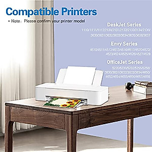 63XL Ink Cartridges Combo Pack Remanufactured Replacement for HP 63 XL Ink Work with Officejet 3830 4650 4652 4655 5200 Envy 4520 4512 Deskjet 1112 2132 3630 3632 Printer(1 Black,1 Tri-Color)