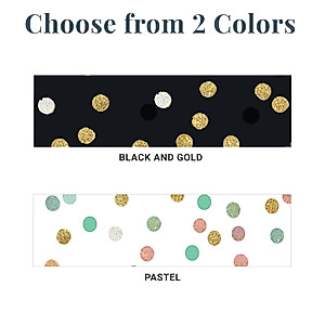 Let's Make Memories Personalized Celebration Banner - Party Decor - Black & Gold - 8 Feet