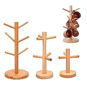 XPBEW Multipurpose Water Cup Wooden Cup Holder Drain Rack TeaSet Coffee Mug Afternoon TeasCups Milk Mug Decorative Teaware Set