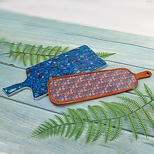 Cheese Board Epoxy Resin Mold with Handles 13 inch Paddle