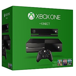 Xbox One 500GB Console with Kinect Bundle (Includes Chat Headset)