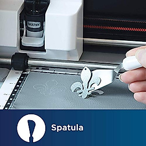 Brother DX ScanNCut Complete Crafting Accessories Spatula and Hook Set, Scraper Tool, Brayer Roller