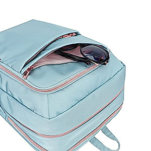 Swissdigital Katy Rose Backpack Features A World First: Locate Your Backpack With Apple "Find My" Network, Built-in Charging Port, Built In Patented Zen Massage, RFID Protection