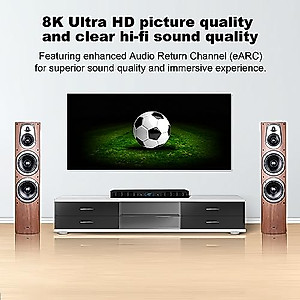 JOSTART 8k 2.1 HDMI Cable Ultra High Speed HDMI Braided Cable,48Gbps 3.3FT/1M HDMI Cord,4K@120Hz 8K@60Hz Support Dynamic HDR eARC Dolby Atmos, Compatible for PS5 Xbox Series PC Switch Roku TV HDTV