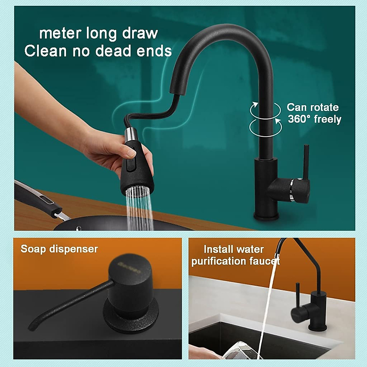 Kitchen Sinks Sinks for Kitchens Corner Quartz Stone Double- Bath Under- Counter Kitchen Sink, Kitchen Sink, Drain Corner, Shaped Sink, Kitchen Sink with Rounded Corners, Suitable for Restaurants, Ki