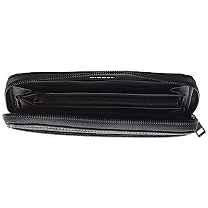 Diesel Men's SKOOLDWALLY 24 Zip-Wallet, Blue/Black, UNI