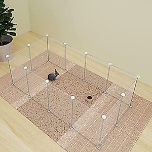 Pet Playpen, Yard Fence for Guinea Pigs, Bunny, Ferrets, Mice, Hamsters, Hedgehogs, Puppies, Turtles