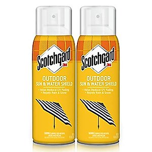 Scotchgard Sun and Water Shield, Repels Water, 10.5 Fluid Ounces (2 Cans)