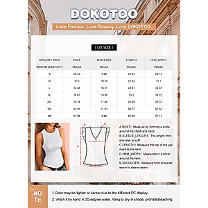 Dokotoo Women's High Neck Racerback Slimming Athletic Tank Top - Light Blue, L