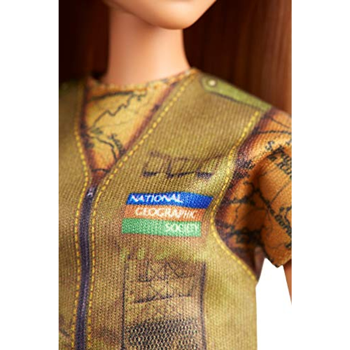 Barbie Photojournalist Doll, Brunette, Inspired by National Geographic for Kids 3 Years to 7 Years Old