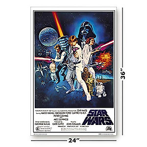 Star Wars Original Trilogy Classics Posters, 3 Full Size Posters, size each 24x36