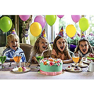 Hiware 12 Pcs Reusable Silicone Drinking Straws with Travel Case - Long Drinking Straws for 30 oz and 20 oz Tumblers, 2 Cleaning Brushes