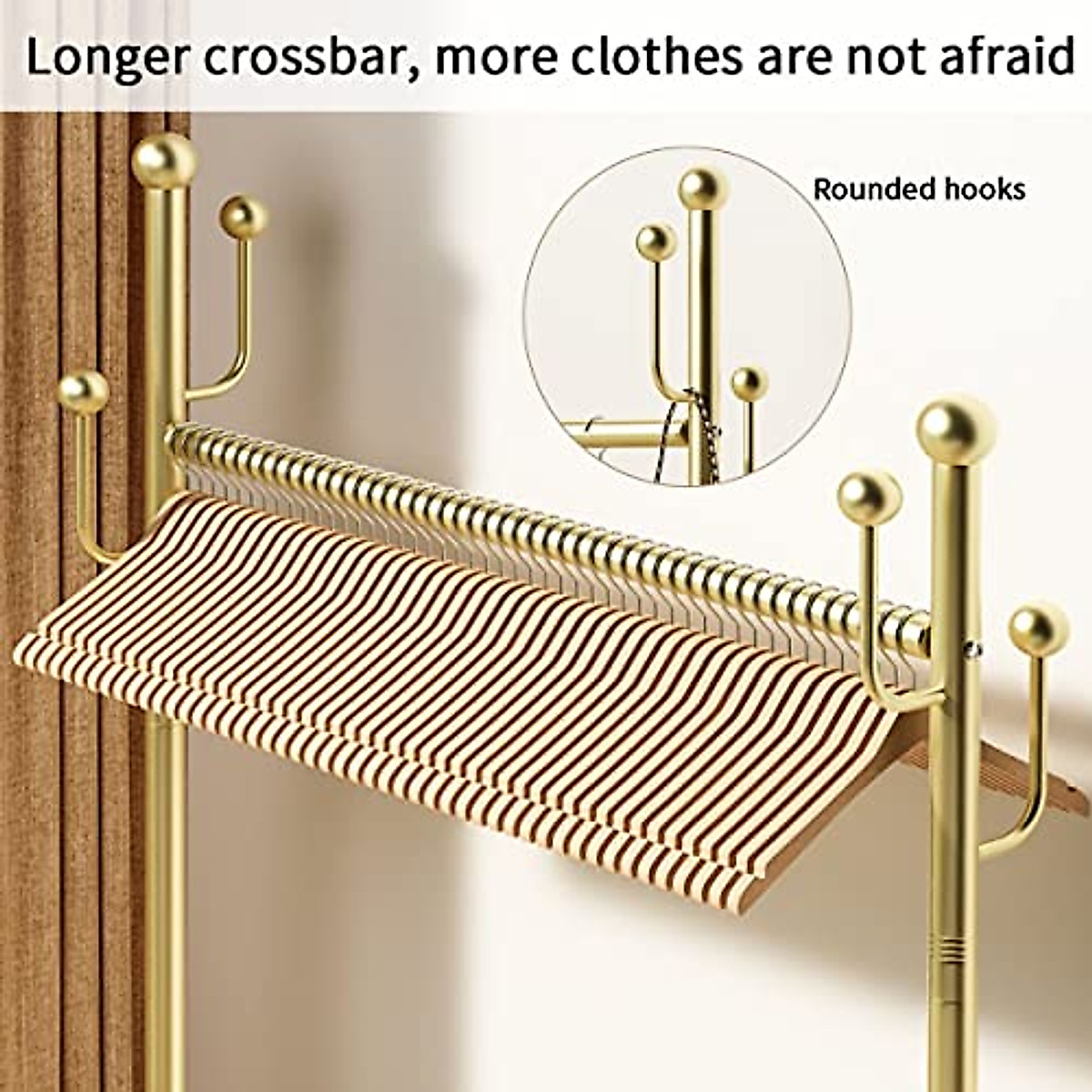 FAXIOAWA Metal Coat Rack Stand With Basket Garment Rail With 360° Wheel 4 Side Hooks Clothes Rack For Hall, Entryway, Bathroom And Living Room (Color : Pink, Size : 100cm)