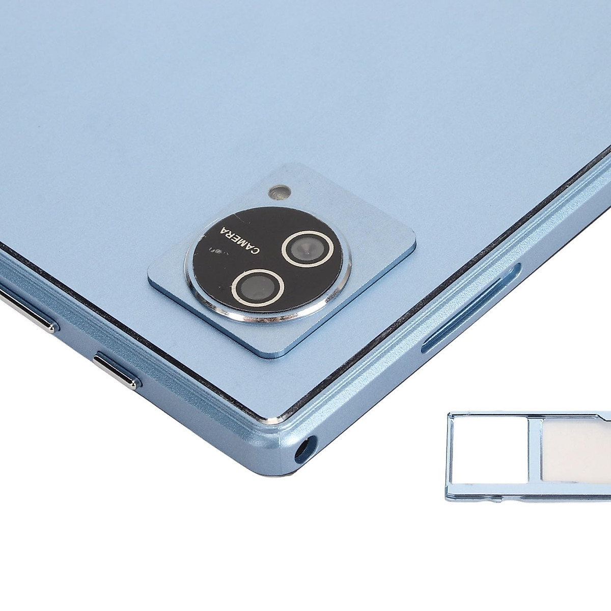 10.1in Tablet with Case Keyboard Mouse, 8 Core 8GB 256GB, FHD Screen, 7000mAh Battery, BT Keyboard Mouse, 4G, Blue (US Plug)