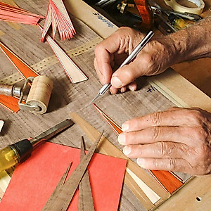 Nicpro 123 PCS Hobby Knife Set, 3 PCS Carving Craft Knife with 120 PCS SK-5 Utility #11 Art Blades Refill, Precision Cutter Craft Kit for Leather Art, Scrapbooking, Foam, Clay, Carving, Scalpel