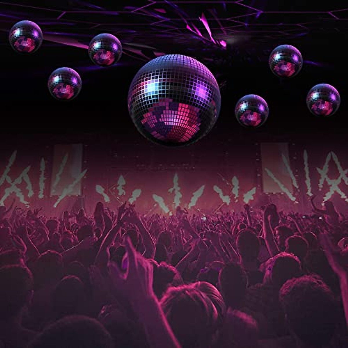 Shop Outus 9 Pcs Hanging Disco Balls for Parties