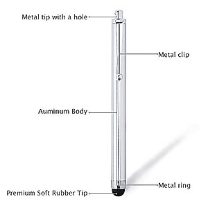 Briout Stylus Pens for Touch Screens, 36 Pack Capacitive Touch Screen Stylus for iPad, iPhone, Tablets, Samsung, Kindle Touch All Universal Touch Screen Devices (12 Multicolor)