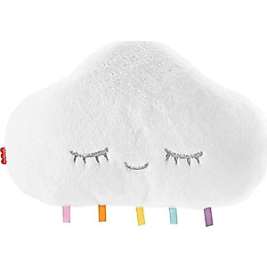 Fisher Price Baby Sound Machine Twinkle & Cuddle Cloud Soother Crib-Attach Plush with Lights for Infant to Toddler