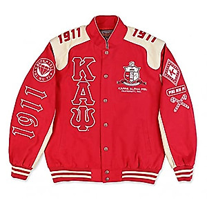 Kappa Alpha Psi M11 Twill Jacket [5XL] Crimson Red