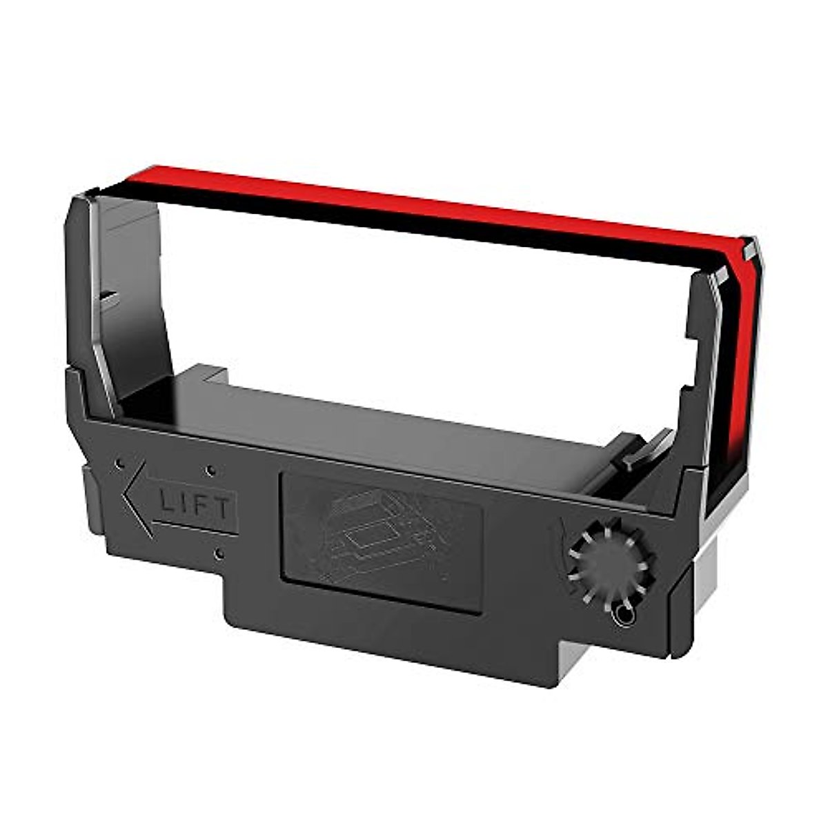 LxTek 30 Pack Compatible Ribbon Replacement for ERC-30, ERC 30 34 38 B/R Used with Epson ERC30 ERC34 ERC38 NK506 Printer (Black and Red) Tray
