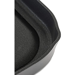 Viking Culinary Hard Anodized Nonstick Double Burner Griddle, Ergonomic Stay-Cool Handles, Oven Safe, Works on Electronic, Ceramic, and Gas Cooktops , 18 inches