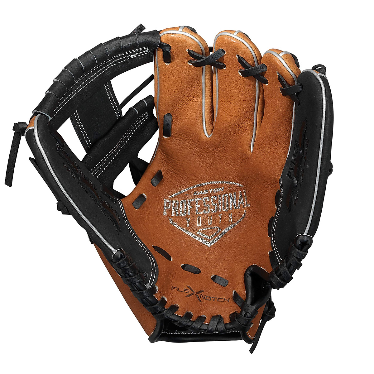 Easton | PROFESSIONAL YOUTH Baseball Glove | 10" | RHT | Carmel/Black | I Web | PY10BR