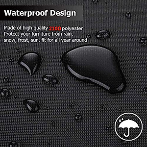 Patio Swing Canopy Fabric Waterproof Replacement Top Cover Cloth,Anti-UV Patio Chair Top Cover for 2/3-Seater-Swing Chair,Outdoor Garden Chair Sunscreen Cover Top Cover for Seat Furniture