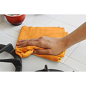 Detailer's Preference Premium Cleaning Edgeless Microfiber Towels 350gsm 16 x 16 Inches 12 Pack