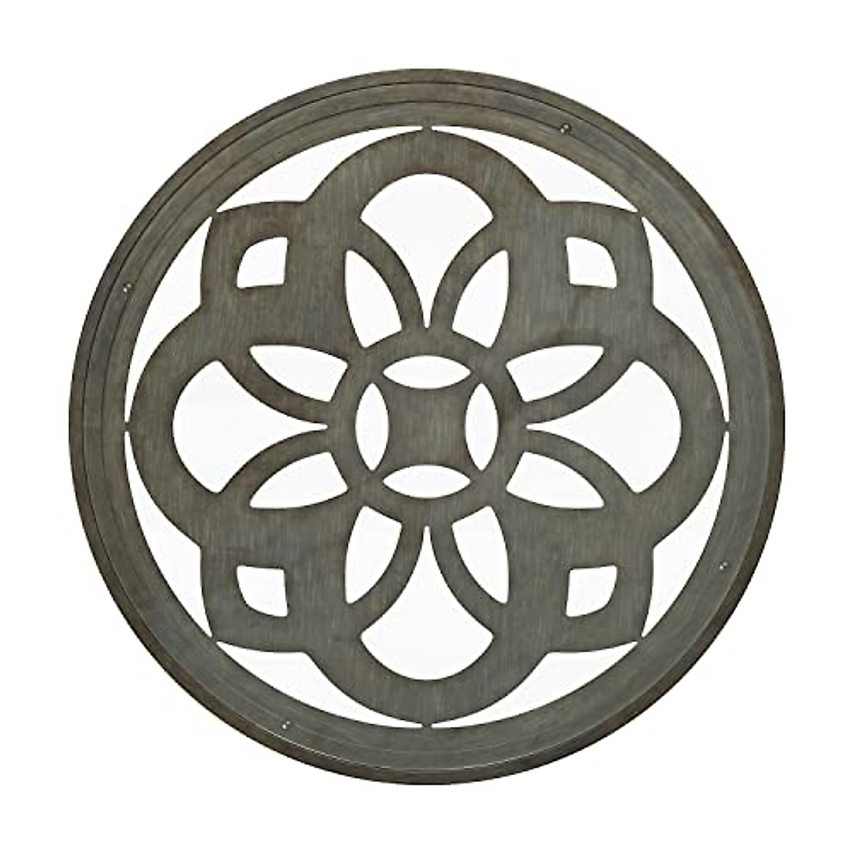 Hillsdale Marsala Metal Coffee Table, Gray with Brown Rub